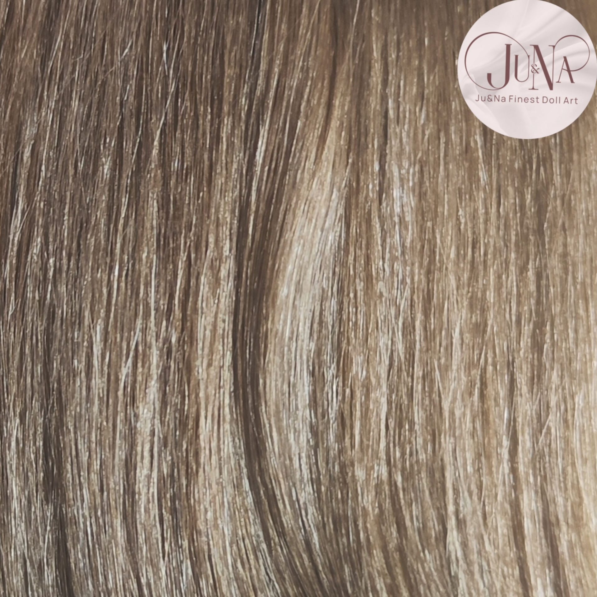 Light Brown Straight New born baby - Ju&Na Finest Doll Art